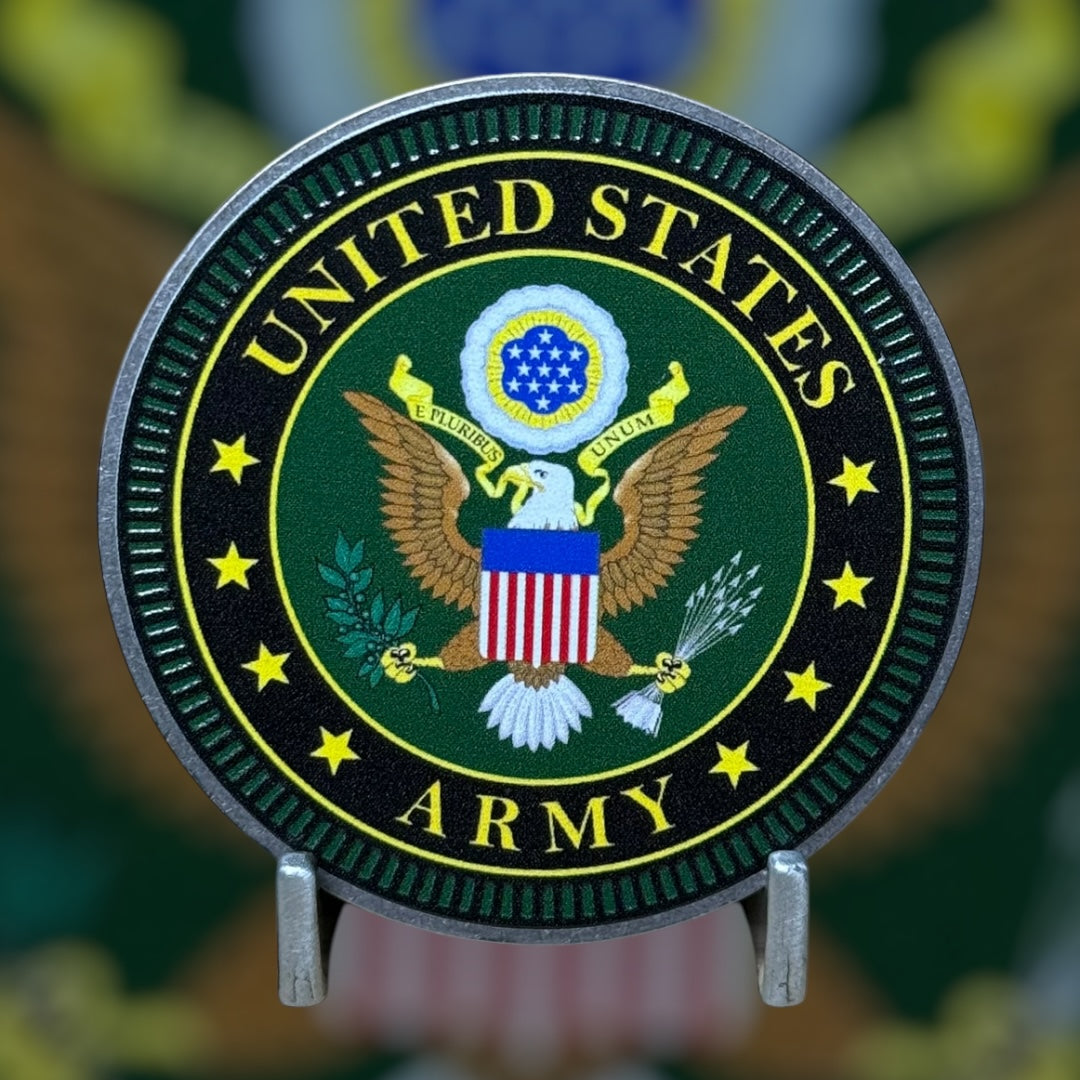 Custom4x4Badge - Military Army – Seven Slot United Brands