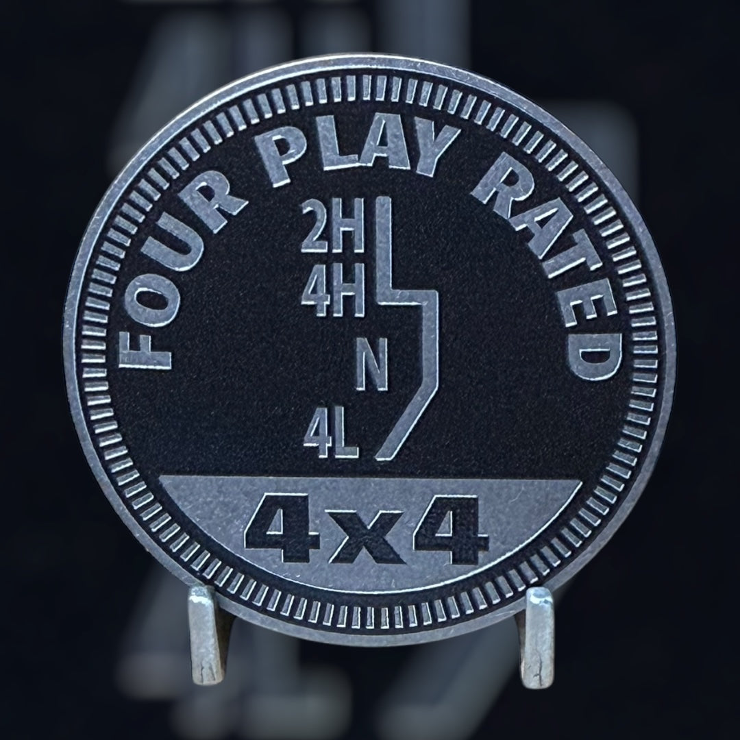Custom4x4Badge - Four Play Rated – Seven Slot United Brands