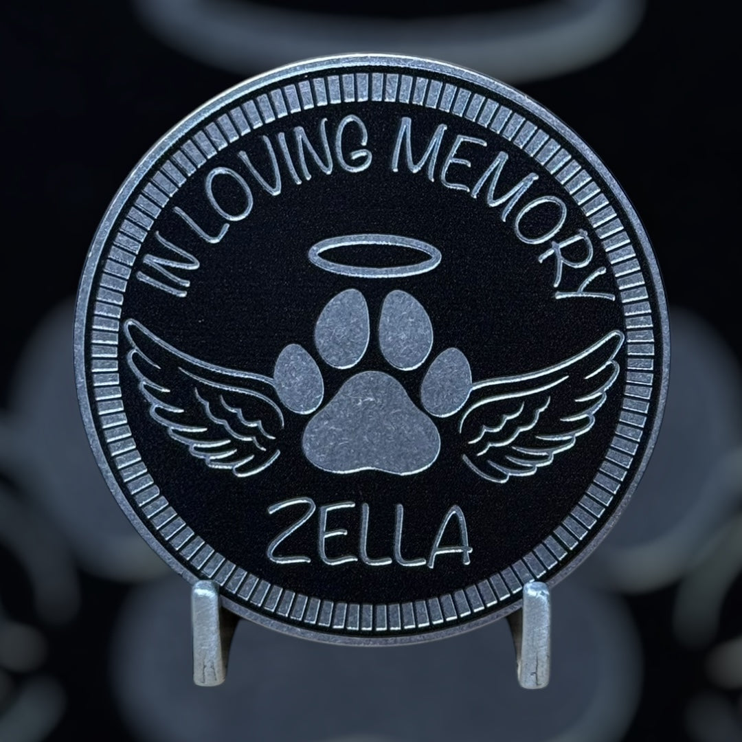 Custom4x4Badge - Loving Memory (Custom Pet Name)