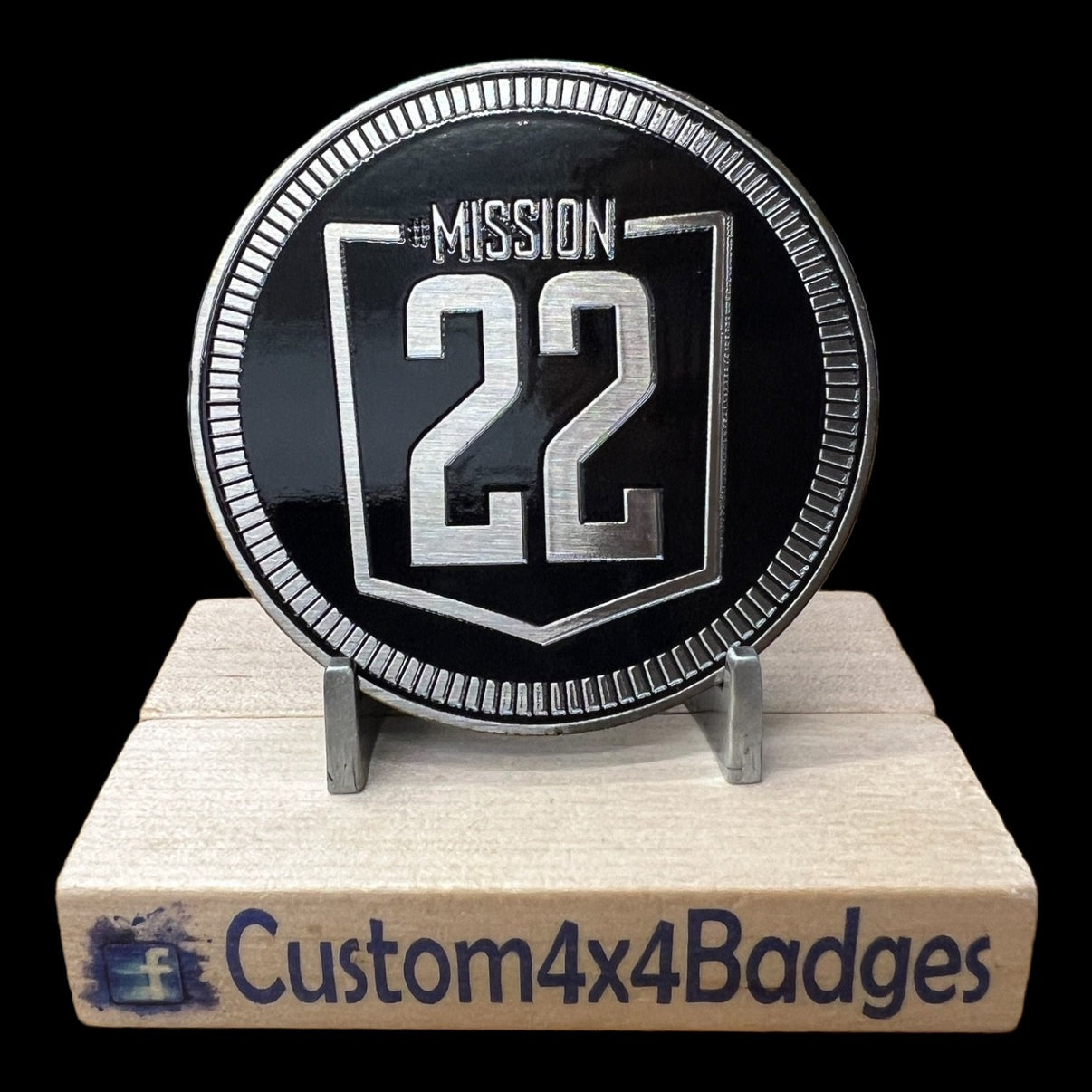 Badge - Mission 22 - Logo (Multiple Colors Available) – Seven Slot United